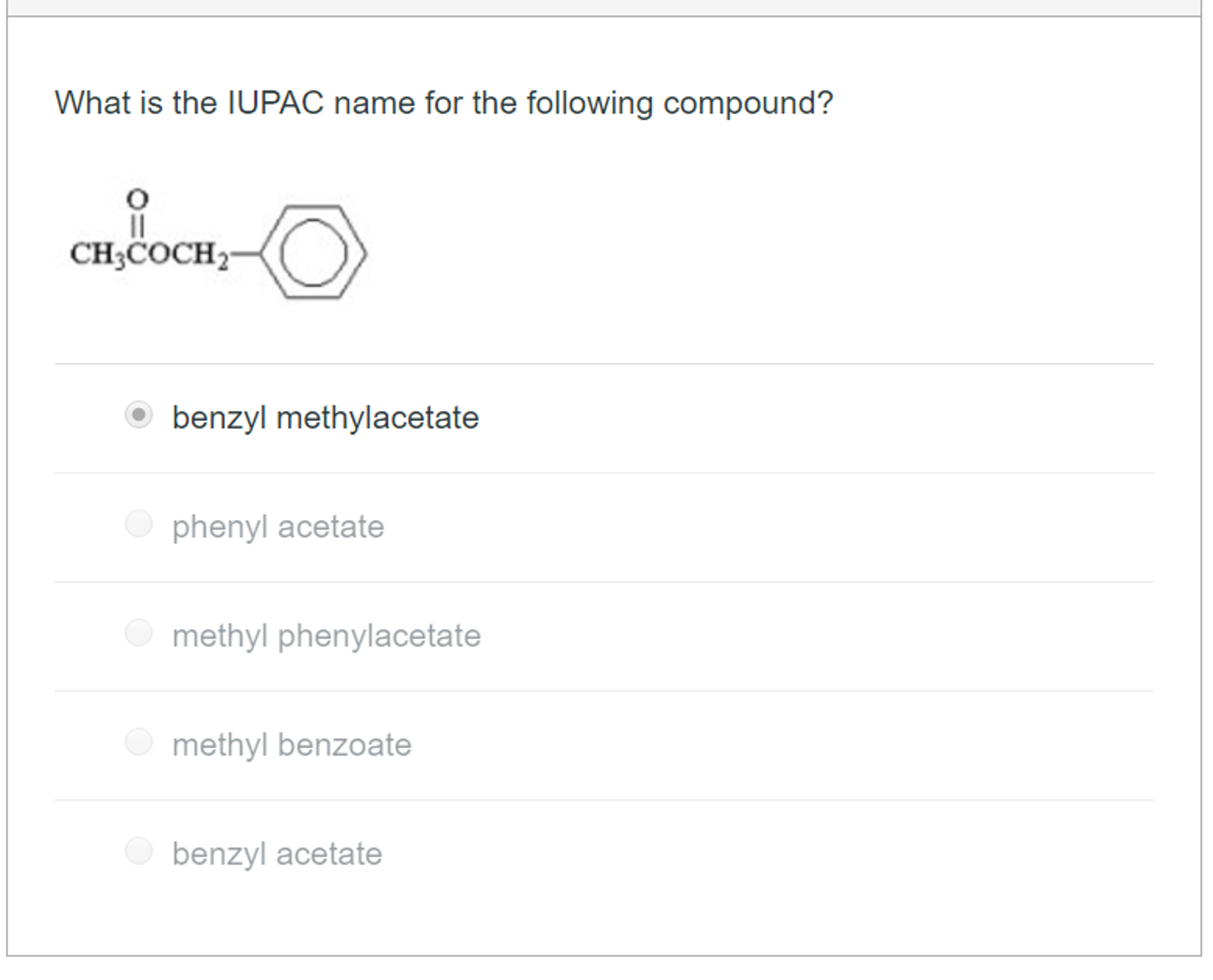 Solved What is the IUPAC name for the following compound? | Chegg.com