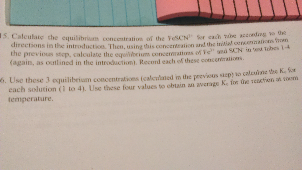 Solved 15. Calculate the equilibrium concentration of the | Chegg.com Solved 15. Calculate the equilibrium concentration of the | Chegg.com