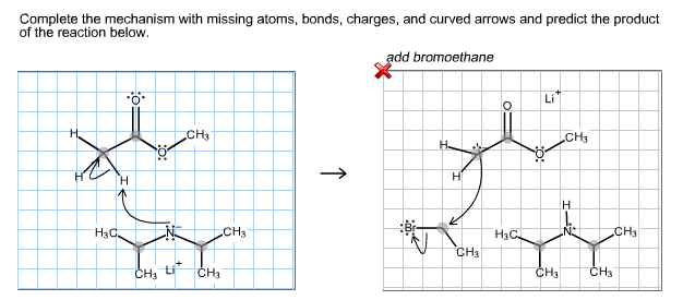 Solved Complete the mechanism with missing atoms, bonds, | Chegg.com