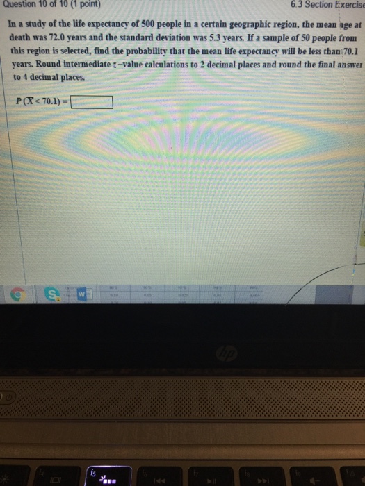 Solved In a study of the life expectancy of 500 people in a | Chegg.com