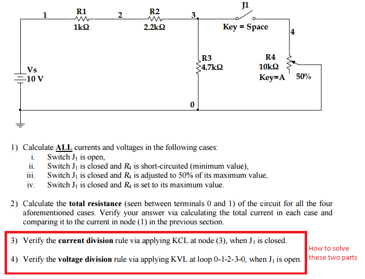Solved Calculate ALL currents and voltages in the | Chegg.com