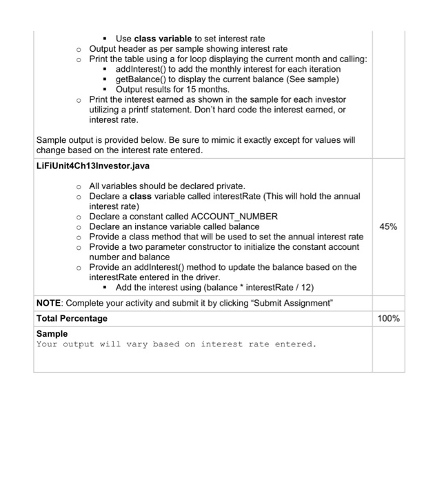 Solved Unit 4 Chapter 13 Assignment Grading Information: | Chegg.com