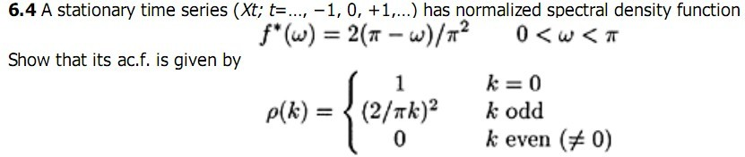 Find the power spectral density functions of the | Chegg.com
