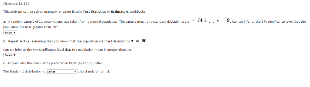 Solved This problem can be solved manually or using Excel's | Chegg.com
