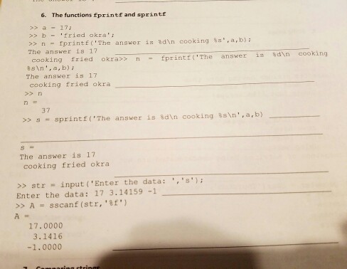 Solved MATLAB question. on the blank lines describe what | Chegg.com