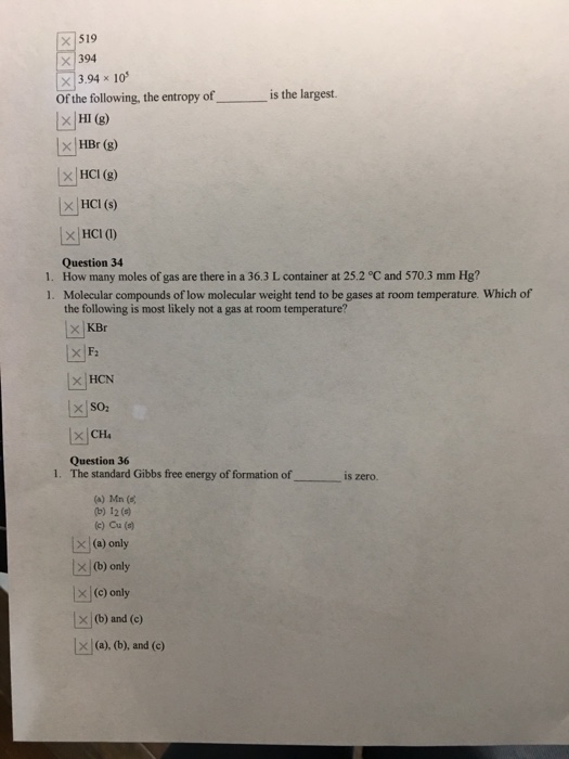 Solved How many moles of gas are there in a 36.3 L container | Chegg.com
