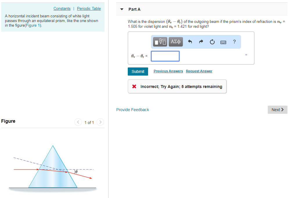 Solved Constants I Peniodic Table Part A A horizontal | Chegg.com