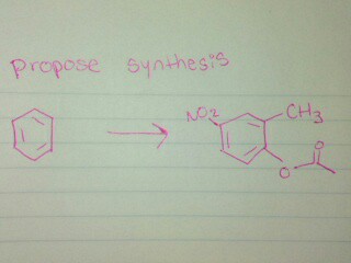 Solved Propose synthesis CH3 | Chegg.com