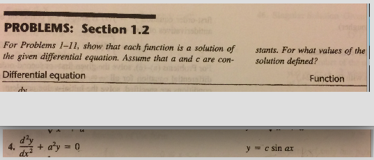 Solved PROBLEMSSection 1.2 For Problems 1-11, show that each | Chegg.com