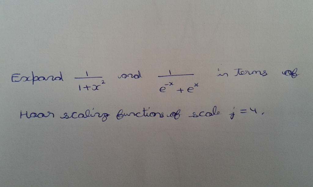 Solved 2. e +e Haar scaling | Chegg.com