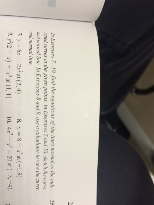 Solved In Exercises 7-10, find the equations of the lines | Chegg.com