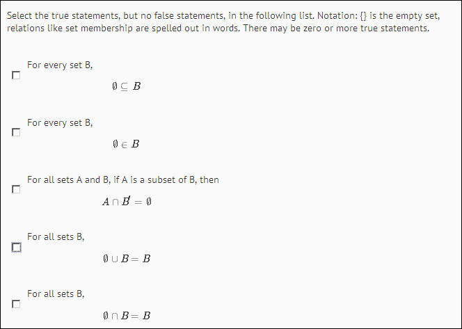 Solved Select the true statements, but no false statements, | Chegg.com