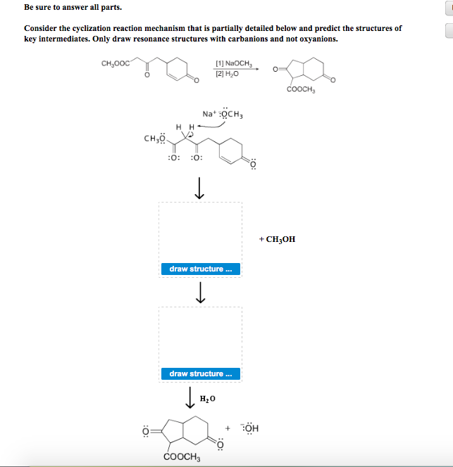 Solved Be sure to answer all parts Consider the cyclization | Chegg.com