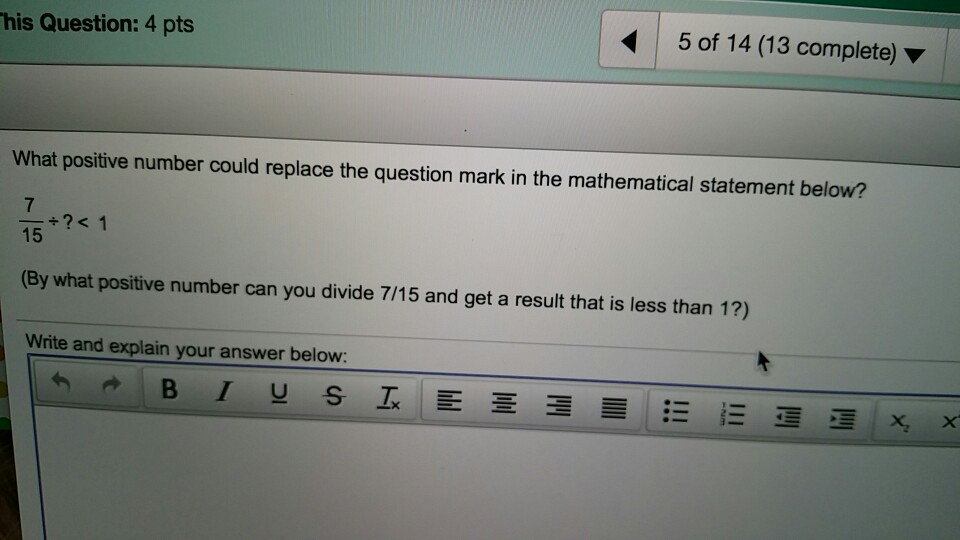 Solved What positive number could replace the question mark | Chegg.com