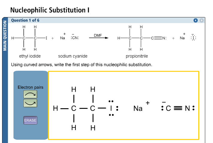 Solved Using curved arrows, write the first step of this | Chegg.com