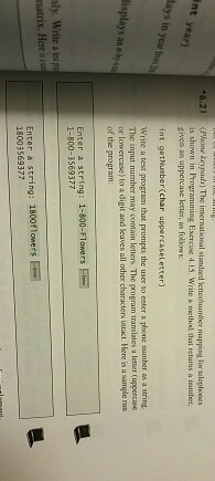 Solved The international standard mapping for telephones is | Chegg.com