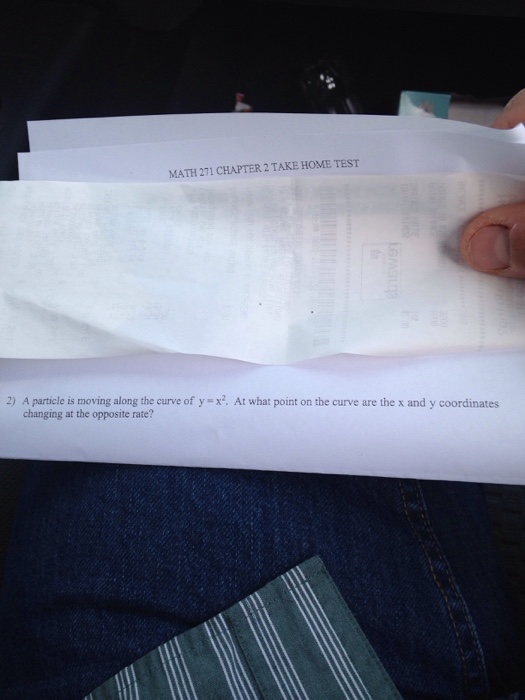 Solved A particle is moving along the curve of y = x^2. At | Chegg.com