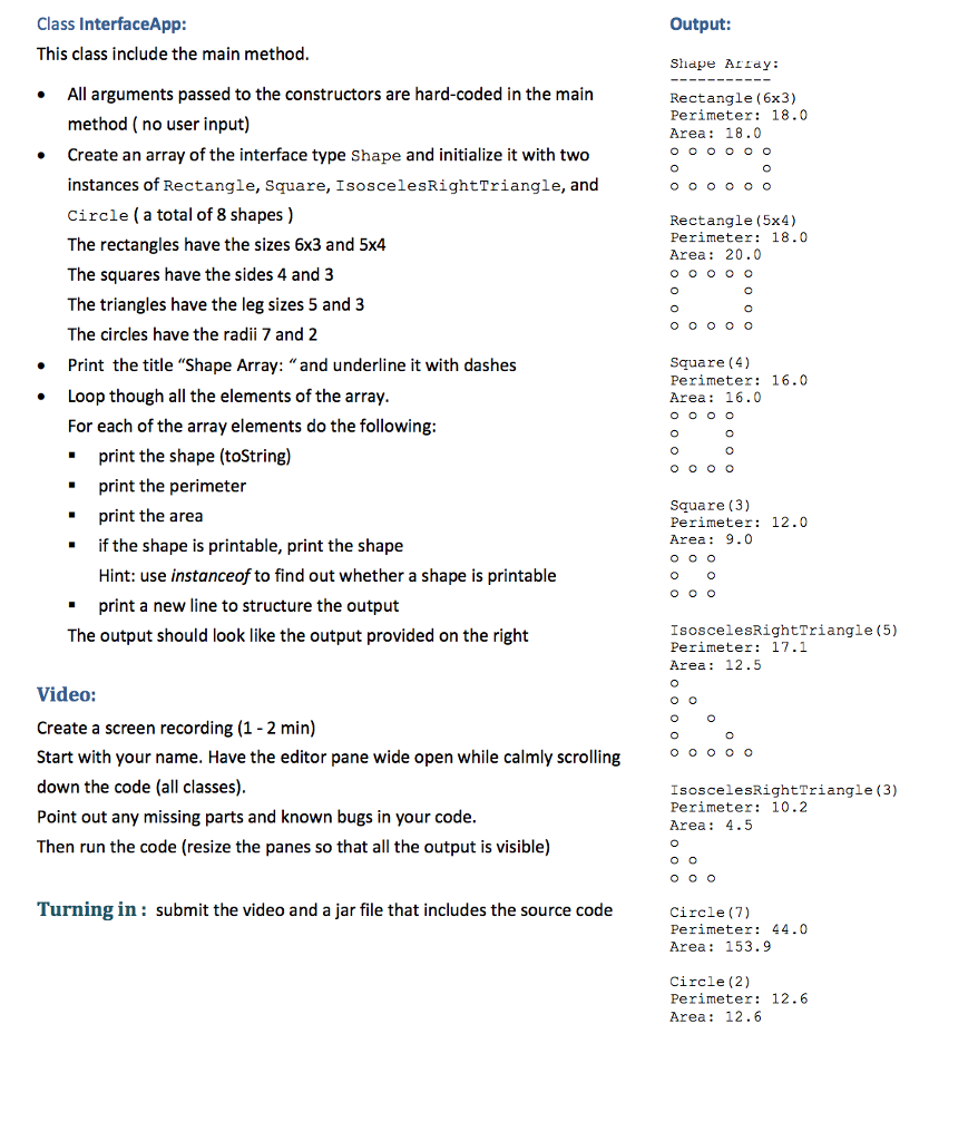 Solved Assignment Interface CSIS-1410 Learning Objectives: | Chegg.com