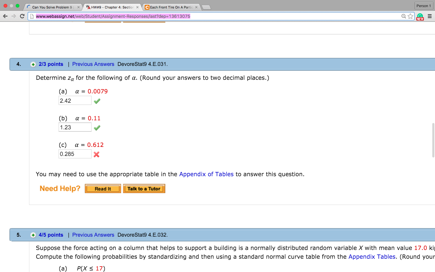 Solved Determine z_alpha for the following of alpha. (Round | Chegg.com