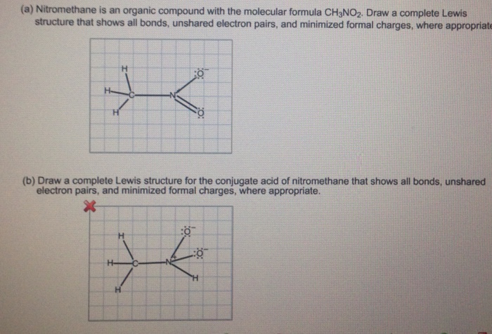 Ch3no2 Lewis Structure With Formal Charge