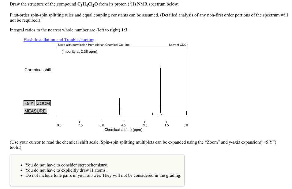 Solved First order spin-spin splitting rules and equal | Chegg.com