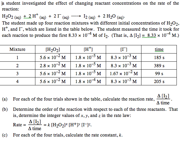 a student investigated the effect of changing | Chegg.com