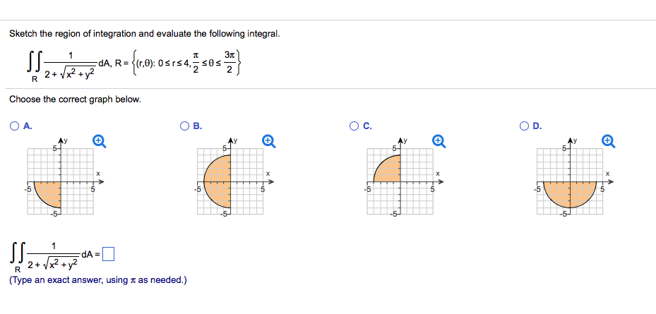 Solved Sketch the region of integration and evaluate the | Chegg.com