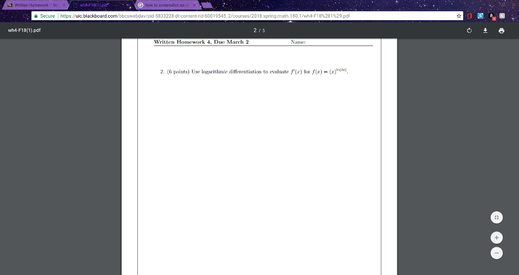 Solved Writen 10 Secure https uic blackboard com | Chegg.com