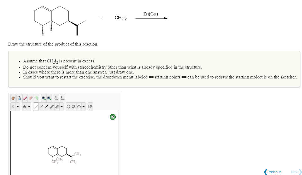 Solved Draw The Structure Of The Product Of This Reaction