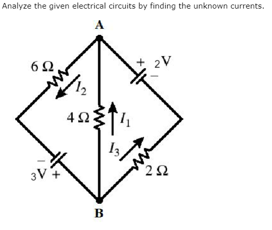 Solved Analyze the given electrical circuits by finding the | Chegg.com