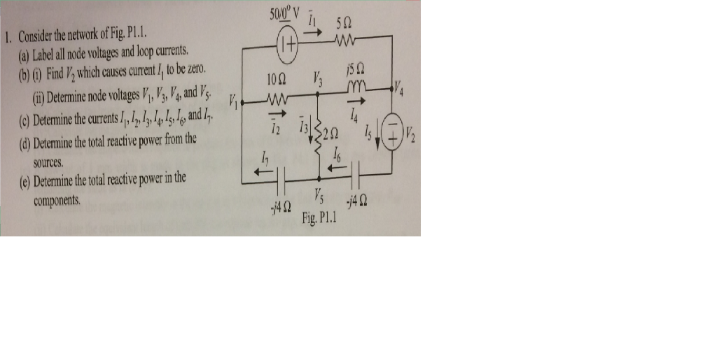 Solved Consider the network of Fig. P1.1. (a) Label all | Chegg.com