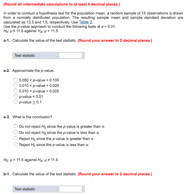 Solved (Round all intermediate calculations to at least 4 | Chegg.com