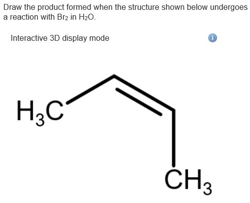 Solved Draw the product formed when the structure shown | Chegg.com