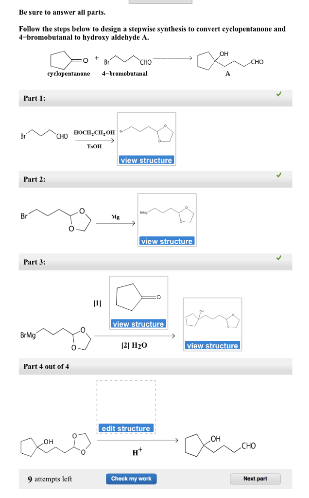 Solved Follow the steps below to design a stepwise synthesis | Chegg.com Solved Follow the steps below to design a stepwise synthesis | Chegg.com