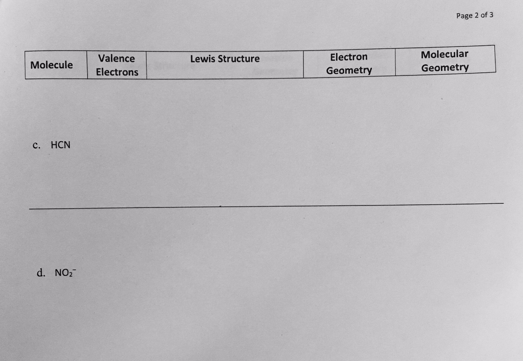 Solved 2) In each case, determine the number of valence | Chegg.com