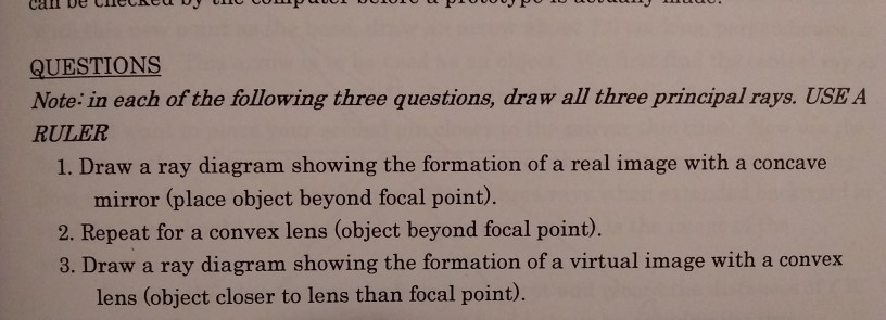 Solved QUESTIONS Note: in each of the following three | Chegg.com