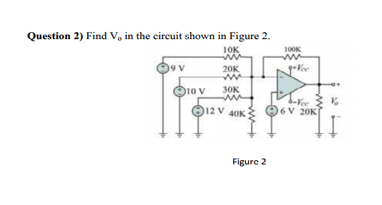 Solved Find V0 in the circuit shown in | Chegg.com
