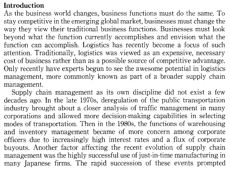 Solved Introduction As the business world changes, business | Chegg.com