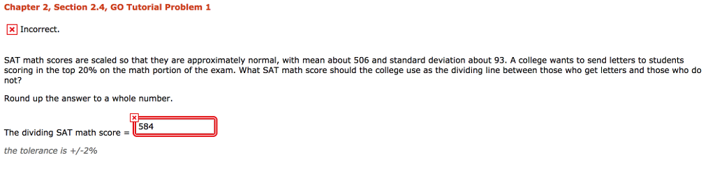 Solved Chapter 2, Section 2.4, GO Tutorial Problem 1 | Chegg.com