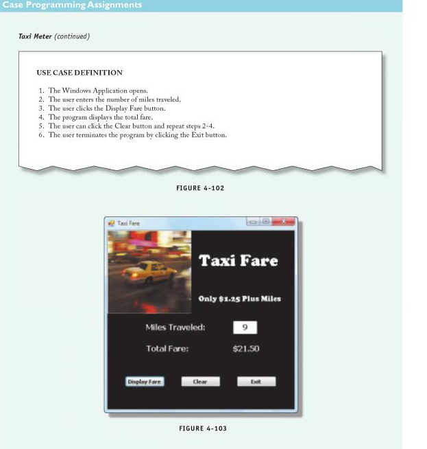 Solved Case Programming Assignments Taxi Meter Design A