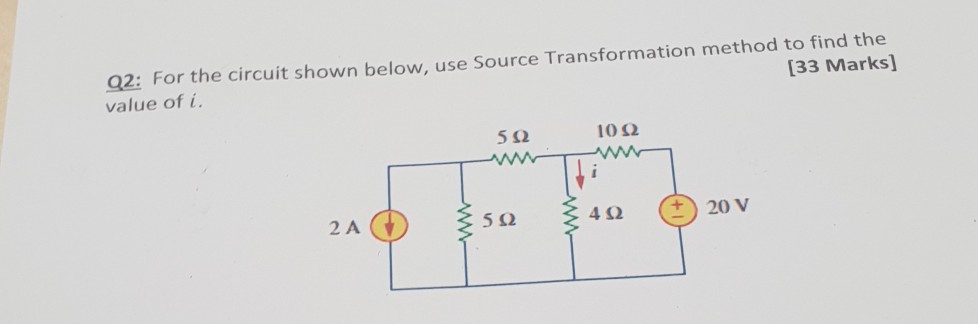 Solved Q2: For the circuit shown below, use Source | Chegg.com