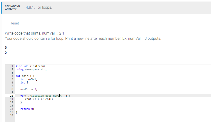 Solved Challenge 4 8 1 For Loops Activity Reset Write Code