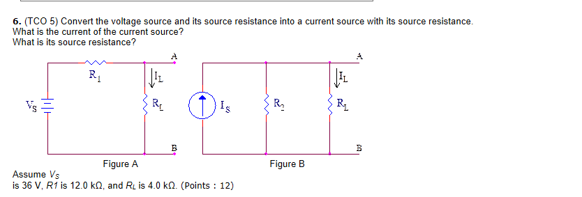 Solved Convert the voltage source and its source resistance | Chegg.com