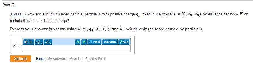 Solved Now add a third, negatively charged particle, whose | Chegg.com Solved Now add a third, negatively charged particle, whose | Chegg.com