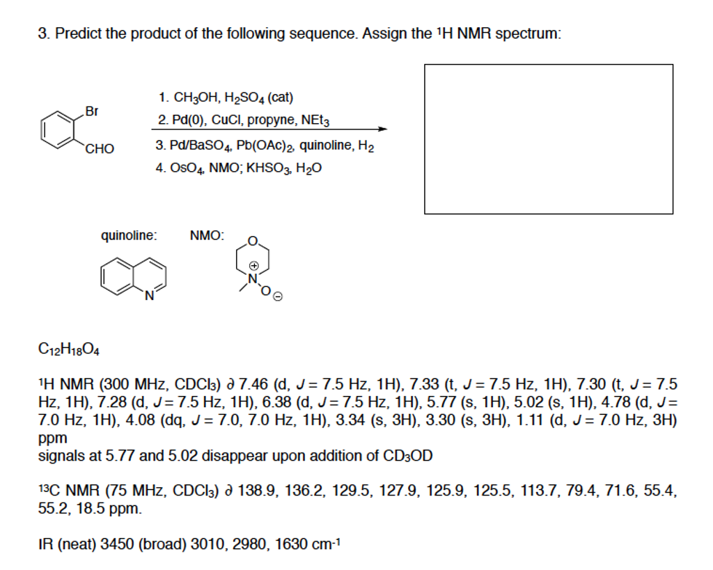 Solved Predict the product of the following sequence. Assign | Chegg.com