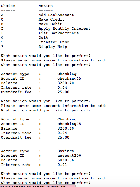 Solved // Assignment #: 5 //StudentID: / Description: The | Chegg.com