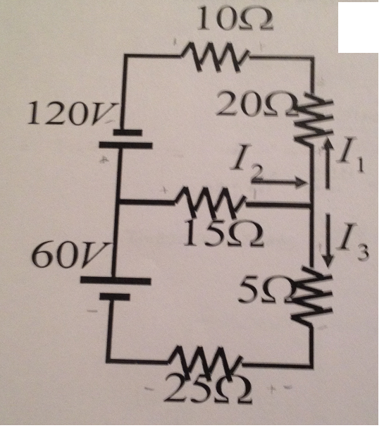 Solved Calculate each of the unknown currents I1, I2, and I3 | Chegg.com