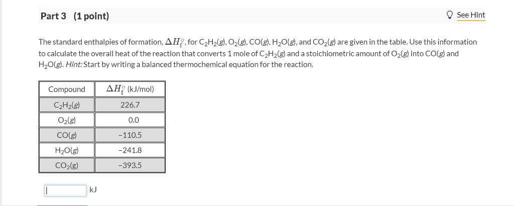 Delta H Formation Chart: A Visual Reference of Charts | Chart Master