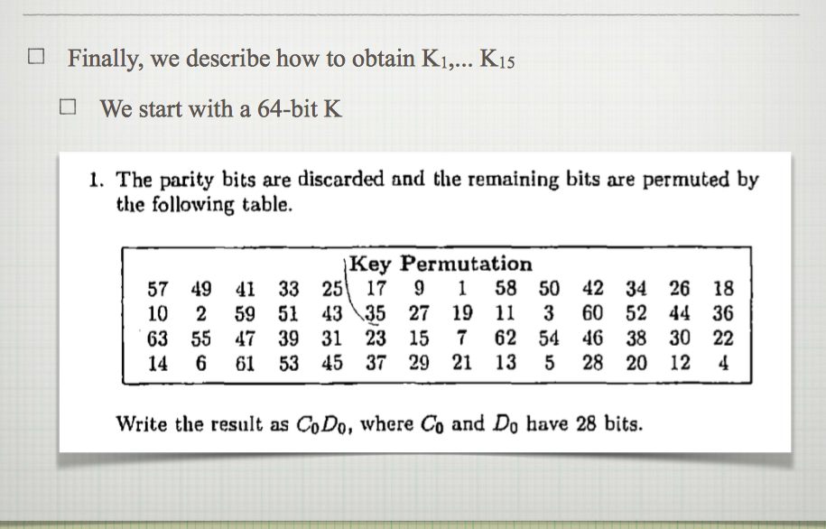 Solved Assignment 1 Write a program to implement the 56-bit | Chegg.com