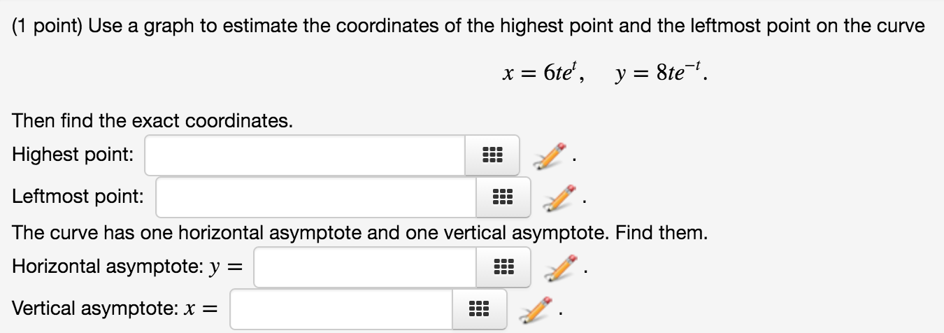 Solved Use a graph to estimate the coordinates of the | Chegg.com